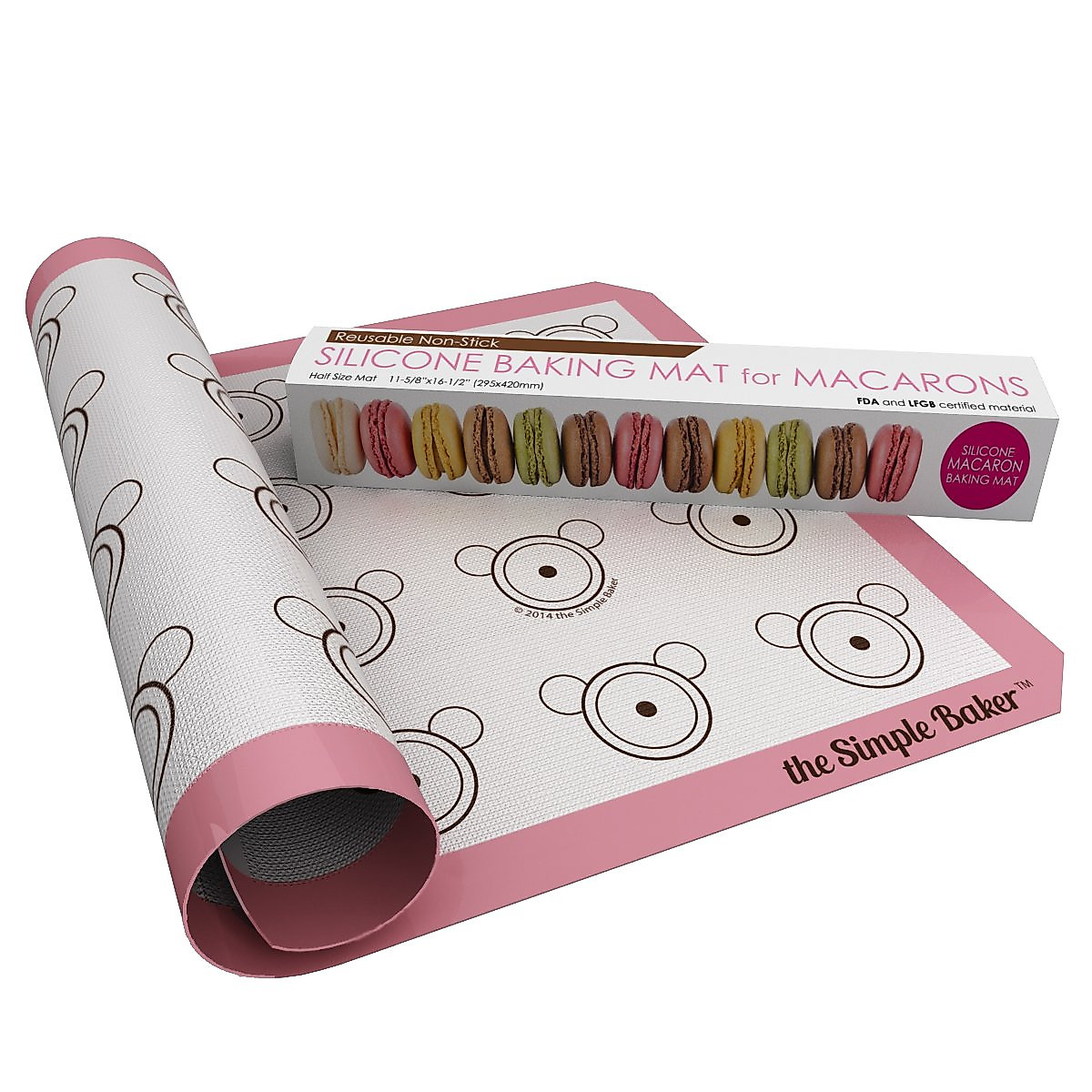 Cookie Sheet Liner Replaces Parchment Paper - Professional Grade Silicone Baking Mat - Non-Stick, Durable