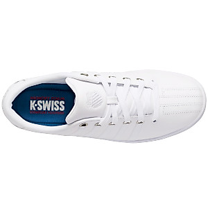 K-Swiss Women's Court Pro II CMF Sneaker, White/Silver, 7.5 M