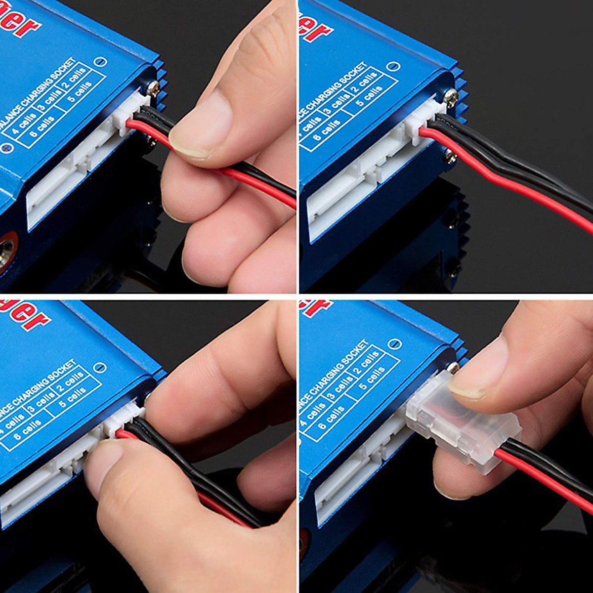 DGZZI AB Clip 10PCS LiPo Battery Balance Connector Protector Plug Saver for 2S Lithium Battery