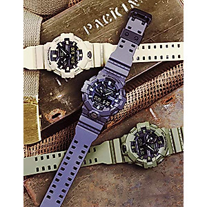 Casio Men's XL Series G-Shock Quartz 200M WR Shock Resistant Resin Color: Matte Tan (Model GA-700UC-5ACR)