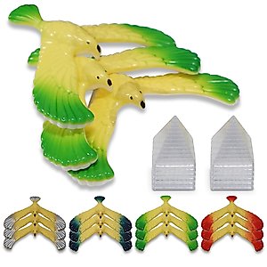 SENSORY4U Balancing Bird Set - One Dozen Party Pack Balance Birds - School Treasure Box or Party Favors Gifts for Kids - Physics Game Fine Motor Skills Toys.