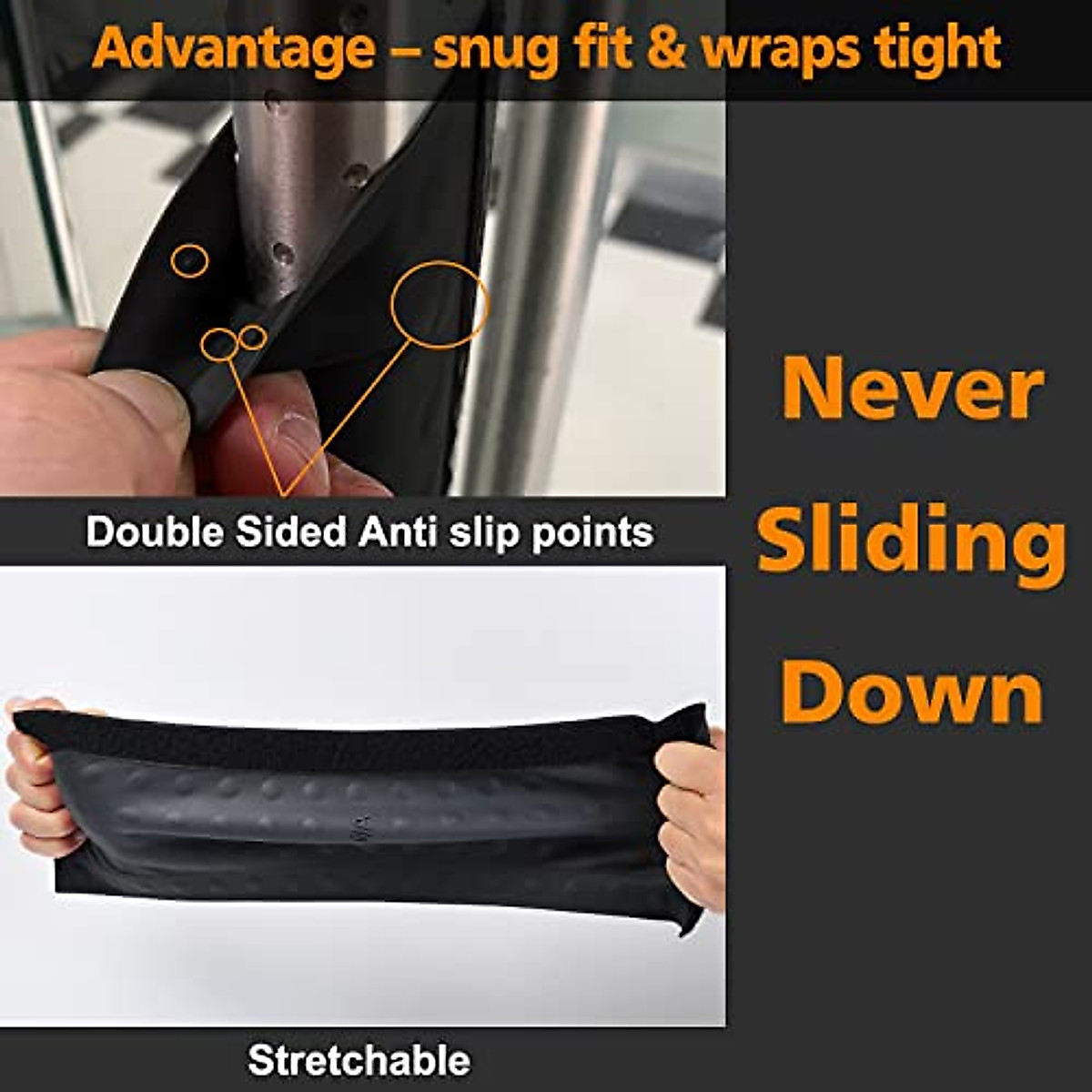 Mofason Refrigerator Door Handle Covers, Keep Appliance Clean for Fridge Microwave Oven Stove Bathroom Freezer Accessories Dishwasher- Your Kitchen Handle Protector (5pcs, Black)