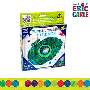 KIDS PREFERRED Eric Carle Soft Book: Twinkle Twinkle Little Star with Sounds, 7 inches (55736)