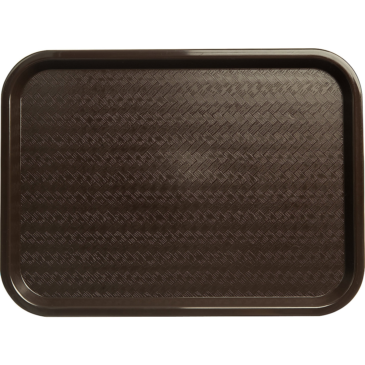 Carlisle FoodService Products CT121669 Café Standard Cafeteria / Fast Food Tray, 12" x 16", Chocolate (Pack of 24)