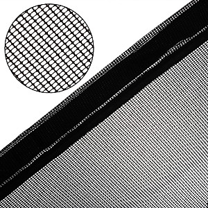 Nicunom Air Conditioner Cover, All Seasons Full Mesh AC Cover for Outside Unit Adjustable Outdoor AC Defender Cover Protect from Clogging of Debris, 27.5"x27.5"x31.5"