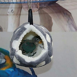 Oncpcare Winter Warm Small Animals Bed Playing Soft Hamster Bed Sleeping Cute Hamster Hammock Birds House Hanging Resting for Gerbil Young Guinea Pig Degu Drawl Hedgehog