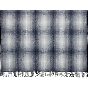 Arus Highlands Collection Tartan Plaid Design Queen Size Throw Blanket Bergen 60" X 80"