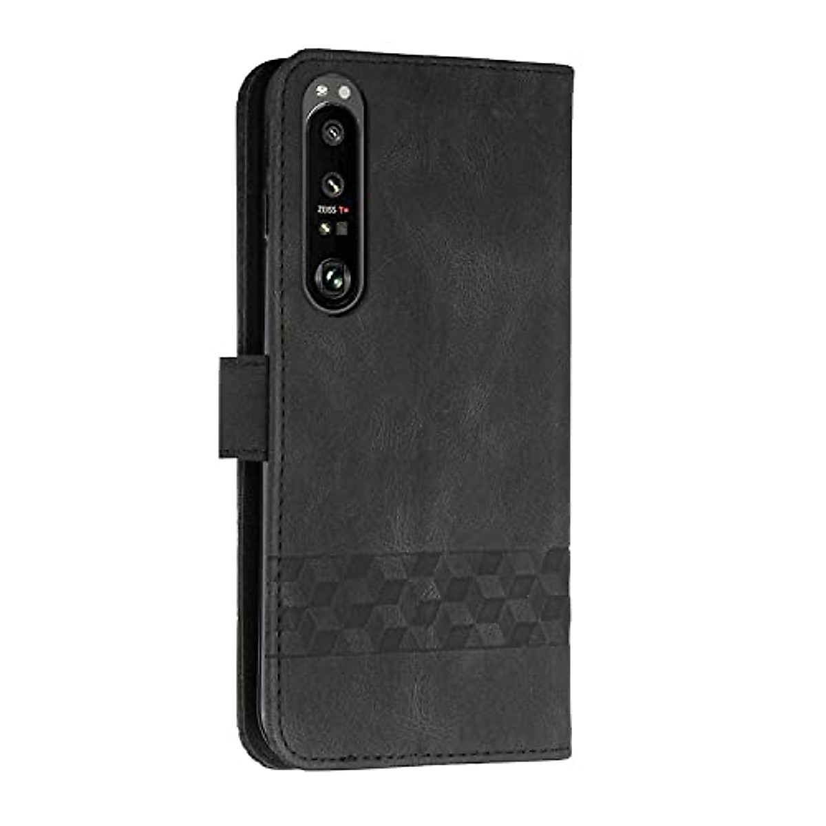 Leather Magnetic Flip Wallet Case for Sony Xperia 1 III with Credit Card Holder Slots Kickstand Flip Folio PU Leather Magnetic Wallet Case