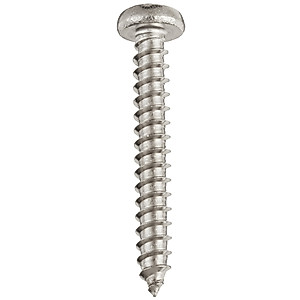 Small Parts 0820ATP188 18-8 Stainless Steel Sheet Metal Screw, Plain Finish, Pan Head, Star Drive, Type A, #8-15 Thread Size, 1-1/4" Length (Pack of 50)