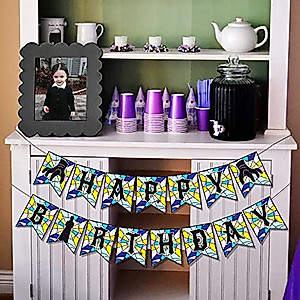 Wednesday Happy Bithday Banner Party Decorations Boy Girl Bithday Party Decoration
