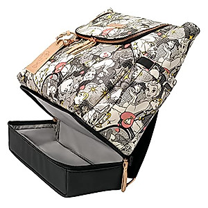 Petunia Pickle Bottom Pivot Backpack | Multiple Carrying Options (Backpack/Tote) | Insulated Pockets Keep You Organized | Modern Silhouette | Disney Beauty & The Beast - Pop Art Belle