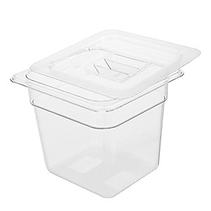 DONGhREE Food Pans with Lids Wide Practicability 8 Packaged for Hotels Fast Food Restaurants