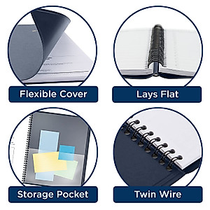 AT-A-GLANCE 2024 Monthly Planner, 9" x 11", Large, Navy (702602024)