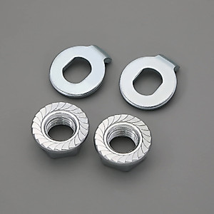 SING F LTD 4PCS Front Wheel Motor Nut Washer Set Compatible with Xiaomi M365 Essential 1S Pro Pro 2 Version Electric Scooters Replacement Parts