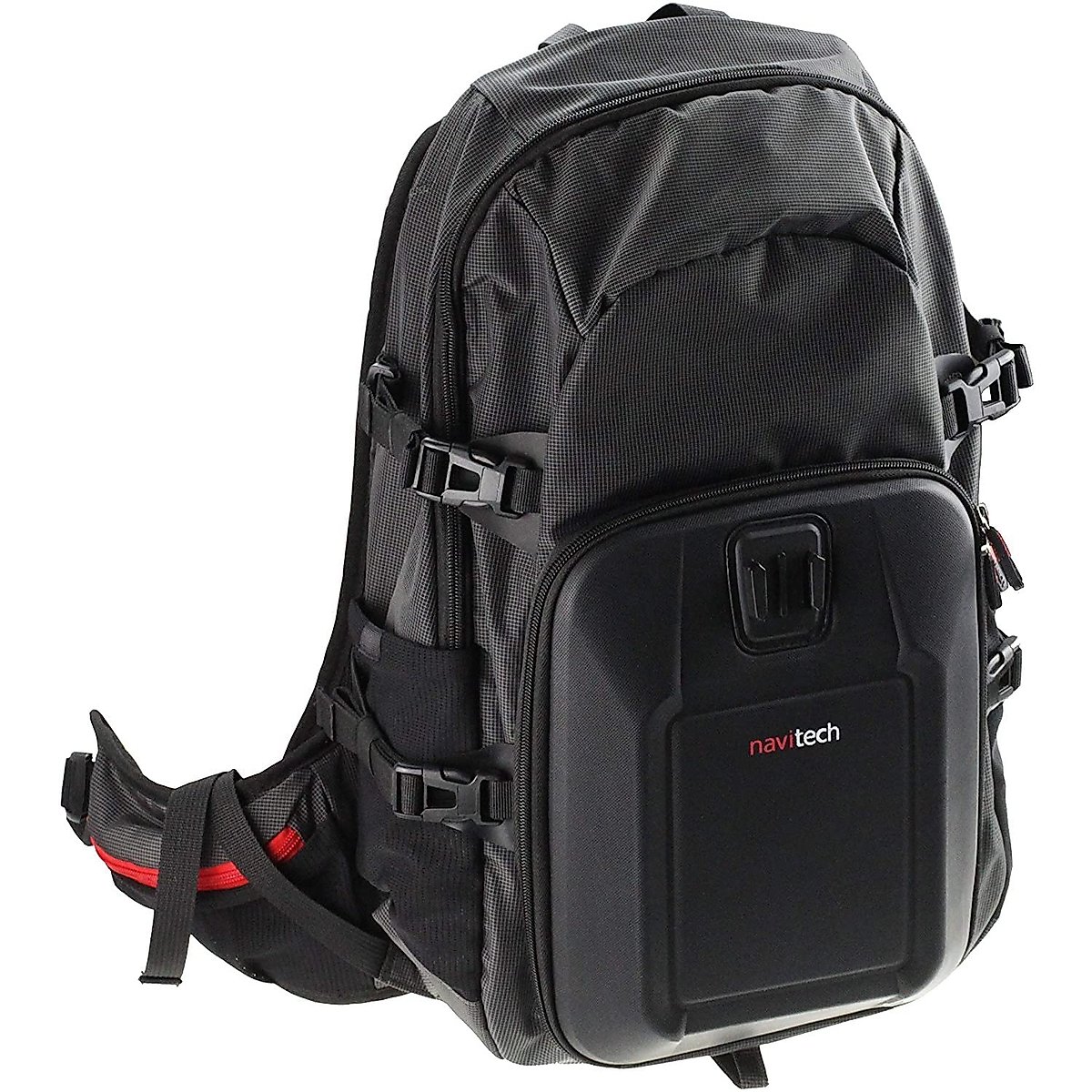 Navitech Action Camera Backpack & 18-in-1 Accessory Combo Kit with Integrated Chest Strap - Compatible with DragonTouch Vision 3 Pro Action Camera