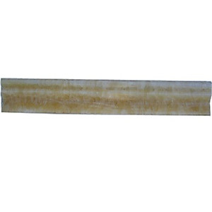 Chair Rail Honey Onyx 2X12 Marble Liner