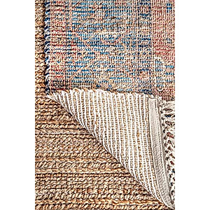nuLOOM Diandra Flatweave Jute Area Rug, 3' x 5', Multi