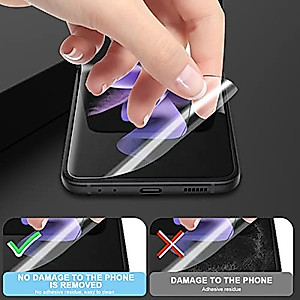 Orzero (3 Sets 12 Packs) Compatible for Samsung Galaxy Z Flip 3 5G Soft TPU Screen Protector, High Definition Premium Quality Edge to Edge (Full Coverage) Bubble-Free (Lifetime Replacement)