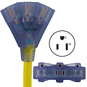 Conntek WTT30515 TT-30P Distribution Cord, Yellow