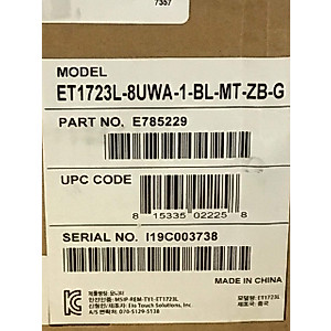 Elo E785229 Desktop Touchmonitors 1723L iTouch Plus 17'' LED-Backlit LCD Monitor, Black