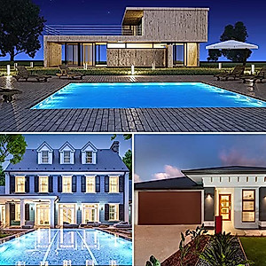 Paideste 2 Pack 20W LED Flood Light Outdoor, 2000LM LED Work Light, IP65 Waterproof Outside Floodlight 6000K Daylight White Super Bright Security Light Fixture for Backyard, Garden, Garage, Playground