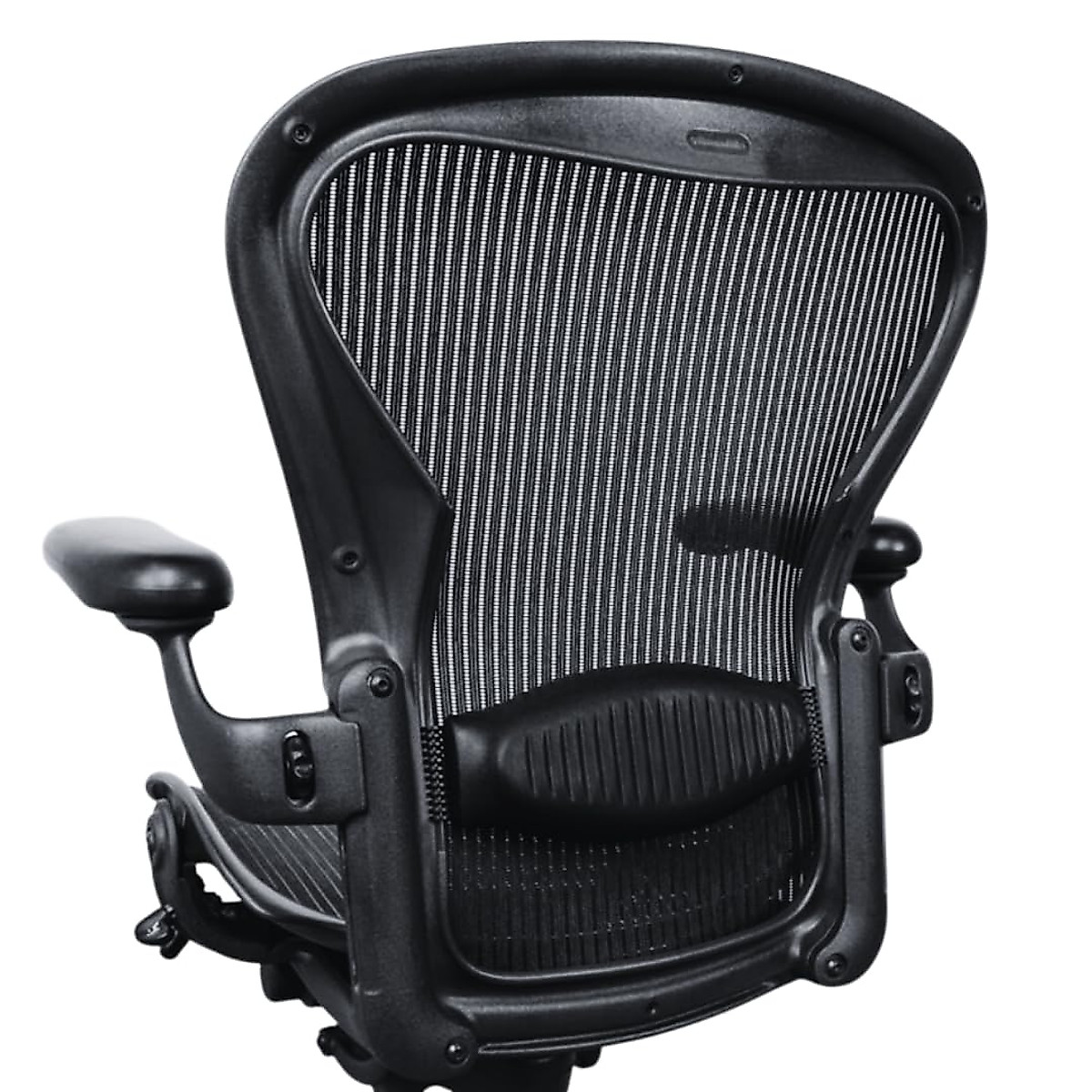 Aeron Herman Miller Office Chair Size B | Fully Adjustable with All Features Included| Quick and Easy Assembly| Renewed| 10 Year Warranty| Hardwood Floor Roller Blade Style Wheels Included
