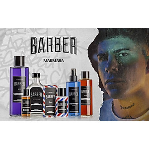 Marmara Barber Cologne - Best Choice of Modern Barbers and Traditional Shaving Fans Glass Bottle (500 ml, No7)