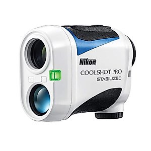 Nikon Coolshot Pro Stabilized Golf Rangefinder Standard Version White, Large