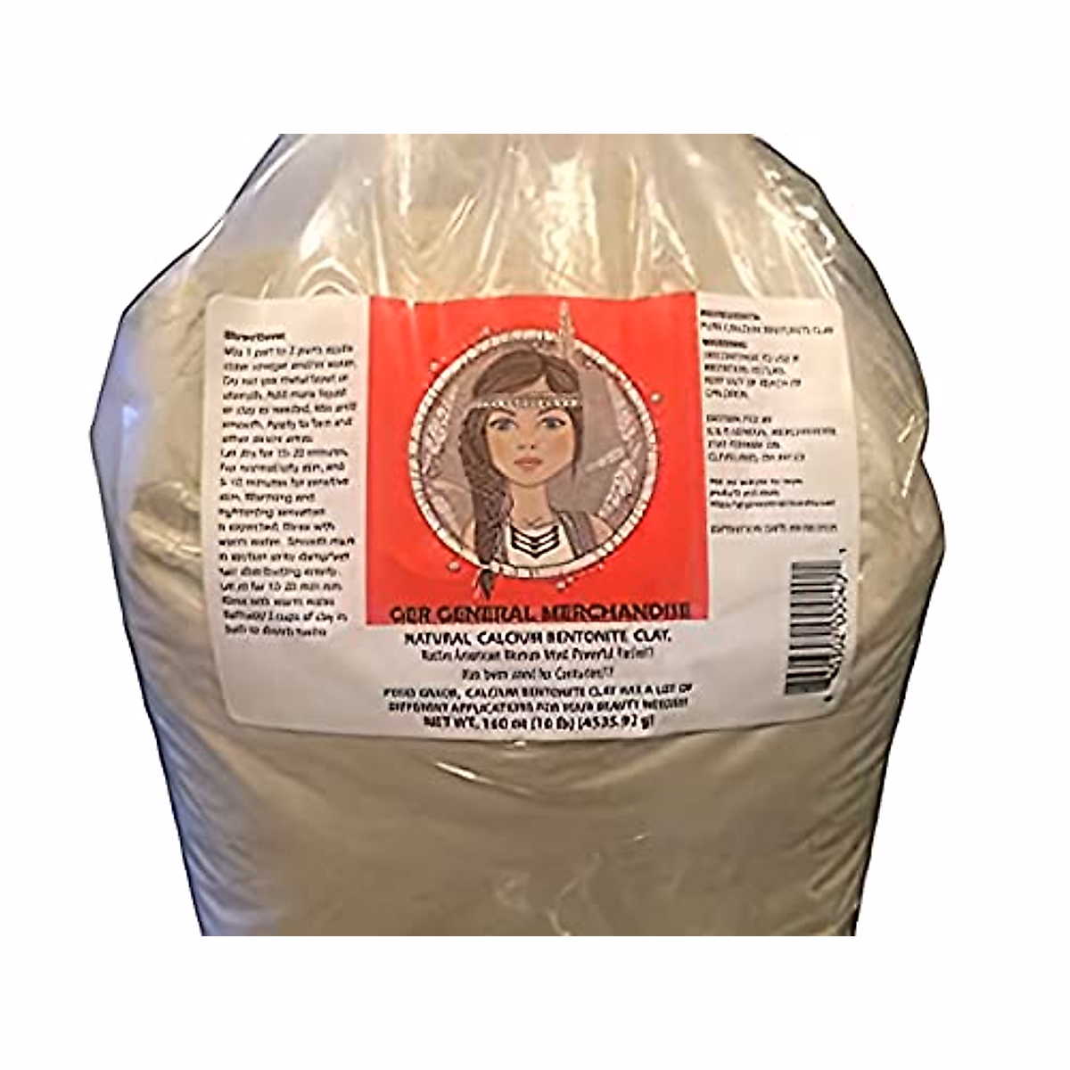 GER GENERAL MERCHANDISE Calcium Bentonite Clay 10 Pounds - Healing Clay to Remove Environmental Toxins for a Whole Body Detox - Health & Beauty Clay from Perfect for Mask, Bath or Wrap.