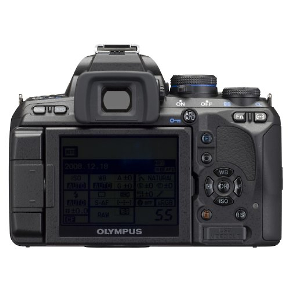 Olympus Evolt E620 12.3MP Live MOS Digital SLR Camera with Image Stabilization and 2.7 inch Swivel LCD (Body Only)
