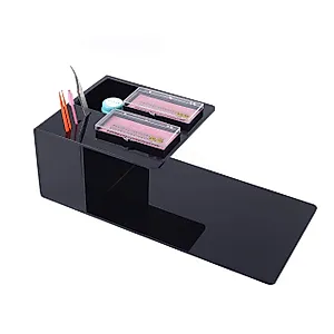 Eyelash Extension Pillow Shelf Stand, Makeup Tool Display Cabinet Shelves, Tool Organizer for Eyelash Extension Pillow - Black