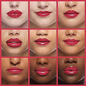 wet n wild Mega Last High-Shine Lipstick Lip Color, Infused with Seed Oils For a Nourishing High-Shine, Buildable & Blendable Creamy Color, Cruelty-Free & Vegan - Strawberry Lingerie