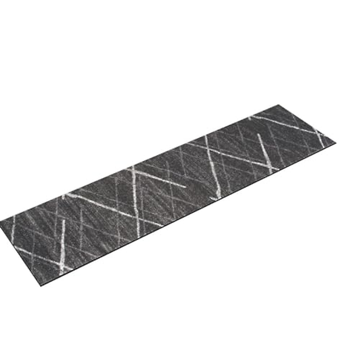 nuLOOM 2x6 Thigpen Contemporary Area Rug, Charcoal, Abstract Lines, Non-Slip Backing, Stain Resistant, For Bedroom, Dining Room, Living Room, Hallway, Office, Kitchen, Entryway