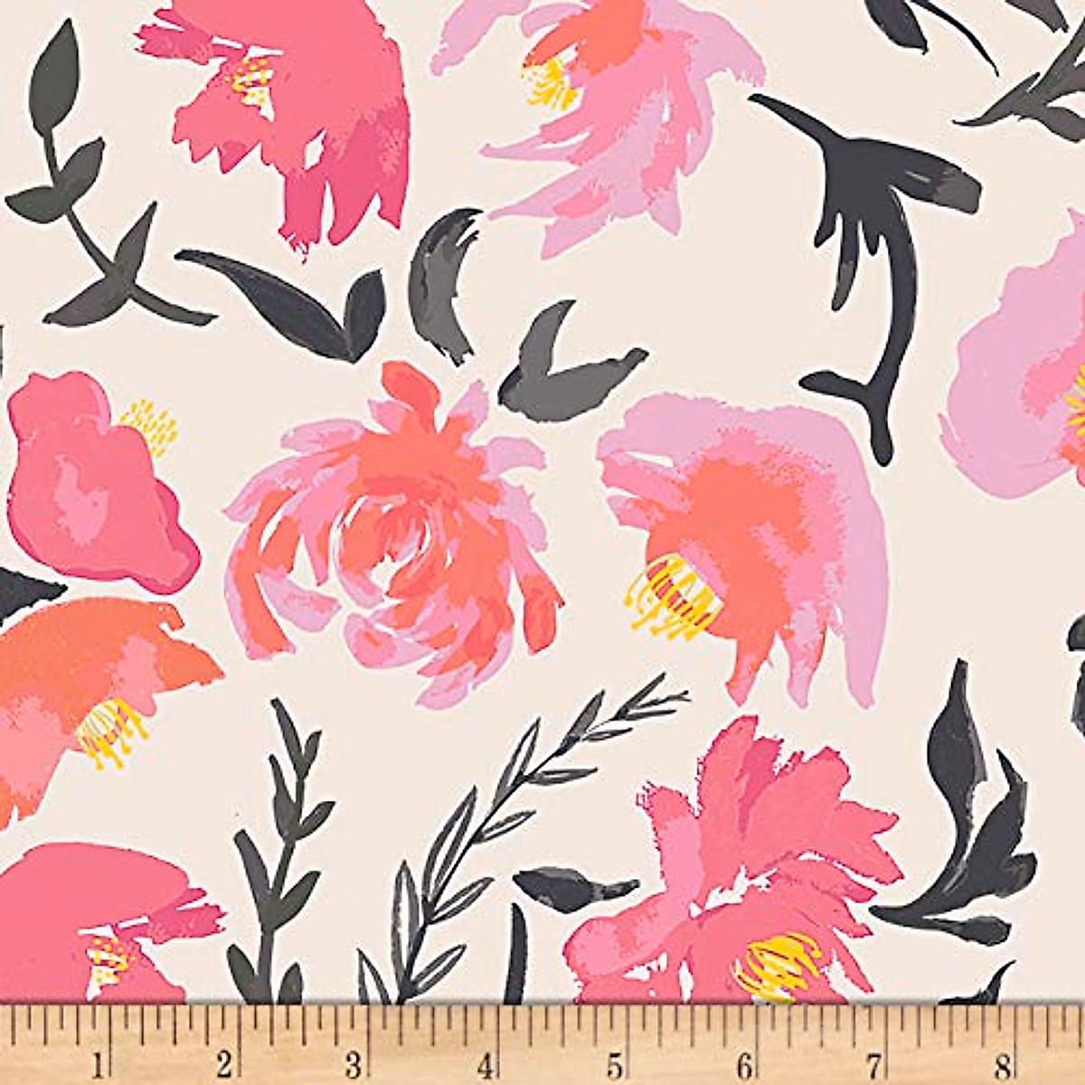 Art Gallery Fabrics Art Gallery Wonderful Things Aquarelle Study Tint Fabric, Pink