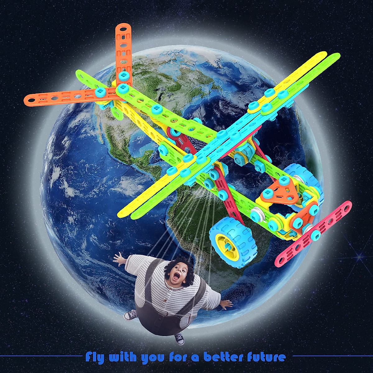 aspeepol 179 Pieces Boys Stem Toys Activities Kids Building Toys and Blocks for Kids Ages 5-12 Construction Tinker Tool Kit Learning Educational Erector Set DIY Childrens Engineering Gift for Kids