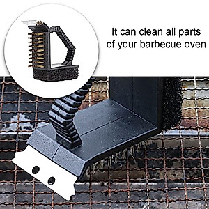 Barbecue Cleaning Brush Durable Grill Scraper Solid Clean Brushes for Easier and Effective Clean