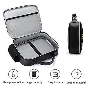 Cool Bearded Dragon Lizards Reusable Lunch Tote Bag Insulated Lunch Box Container For Office Work Picnic Travel With Handle