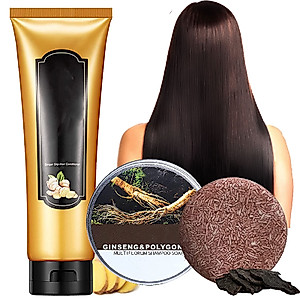 SHABU REFRESSPRO Hair Darkening Shampoo Bar Set, Refresh Pro Hair Darkening Shampoo Bar, Black Hair Darkening Shampoo Bar Set, Ginger Hair Shampoo Bar, Soap Cover Bar Soap for Gray Hair (1set)