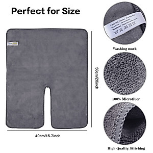 SINLAND Microfiber Esthetician Towels for Facials Mask Removing Face Wrap Soft Facial Cloth with Split Design Spa Towels for Facial Steam Massage and Cleansing