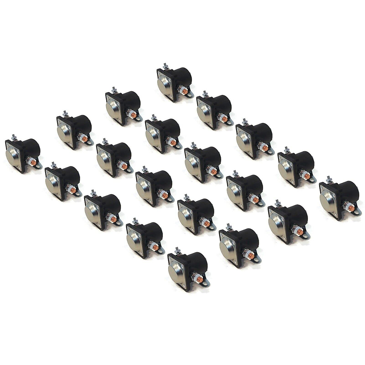 The ROP Shop | [Pack of 20] Motor Control 12V Motor Solenoid, 1306070 for Maxim 412301 Plow