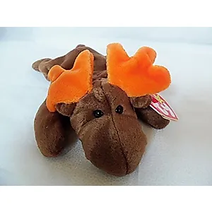 TY Beanie Babies 8`` Moose CHOCOLATE 5th Gen New w/ Tag ,#G14E6GE4R-GE 4-TEW6W228896