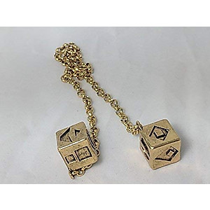 Antiqued Weathered Metal Han Solo Smuggler's Dice with box