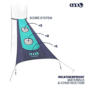 ENO - TrailFlyer Outdoor Game - Outdoor Accessories for Hiking, Camping, Beach, and Festivals - Navy/Seafoam