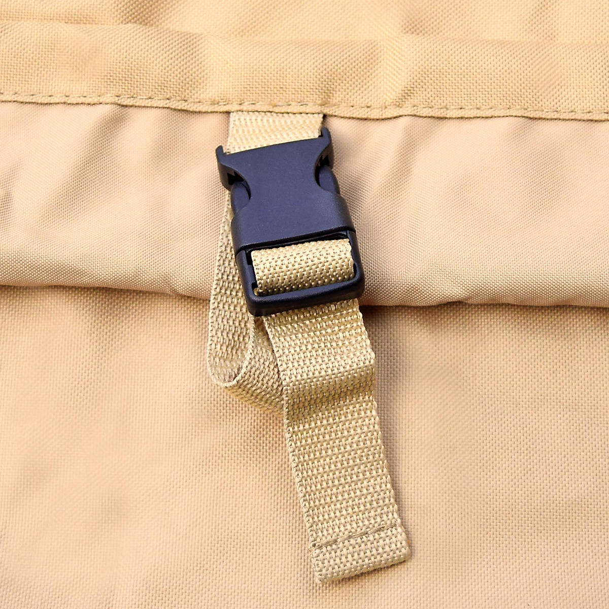 Budge NeverWet Savanna Patio Oval Table and Chairs Combo Cover, Tan, Medium