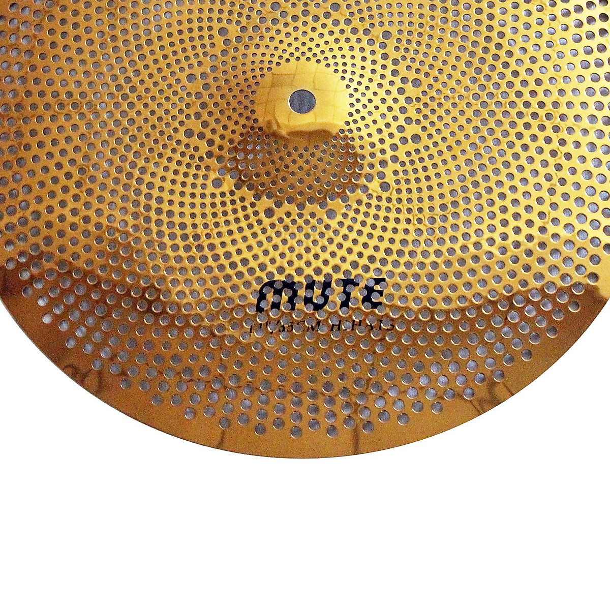 Arborea Low Volume Cymbal Mute Cymbal Golden 14" Hi-Hats Cymbal Drum Quite Cymbal For Practice (14"Hi-Hats)