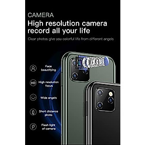 XS11 2.5in Mini Smart Phone, Unlocked Cellphone 6.0 1GB 8GB ROM 2023 New Years Phone Gifts for Kids (Dark Night Green)