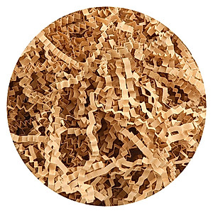 1LB Shred Paper Filler，Raffia Grass Paper Shred for Gift Wrapping Basket and Gift Box Filling，Crinkle Cut Paper for Wrapping