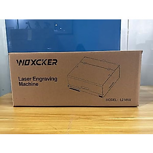 Laser Engraving Machine, Woxcker L2 MAX 5.5W Enclosure Laser Engraver, CNC Engraving Machine 0.01mm High Precision Laser Engraving and Cutting for Wood Metal Glass Suitable for Beginners