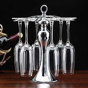 Wine Glass Rack Home Wine Rack Wine Glass Rack Hanging Upside Down Wine Cabinet Wine Rack Goblet Rack Ornaments(2 Pcs）