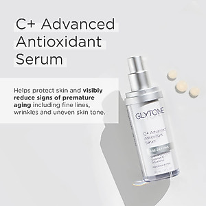 Glytone Age-Defying C+ Advanced Antioxidant Serum - For Fine Lines and Wrinkles - Collagen Health - Paraben-Free & Fragrance-Free - 1 fl. oz.